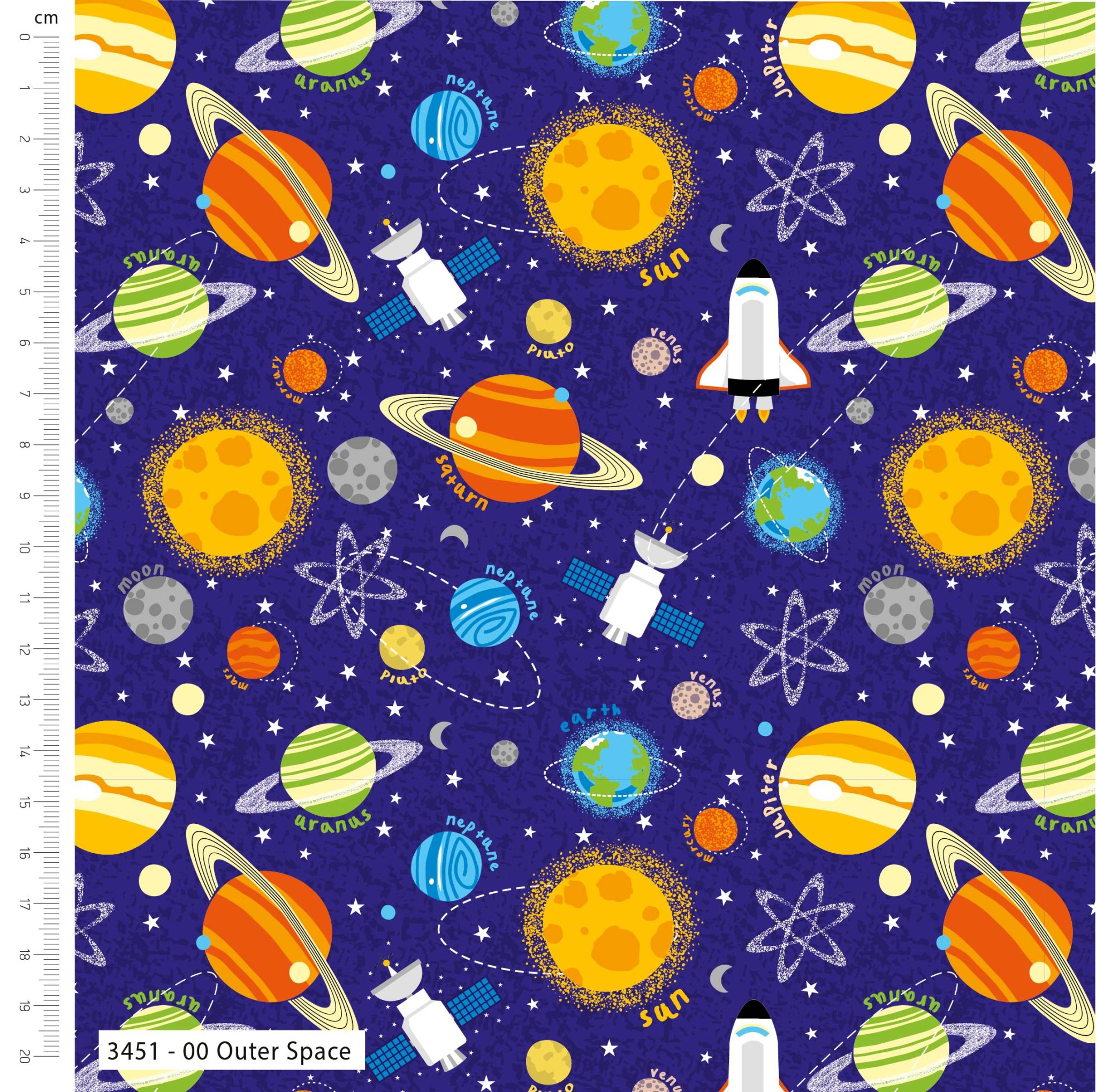 Outer Space – Cotton Print (3451-00) – Visage Textiles – Speciality ...