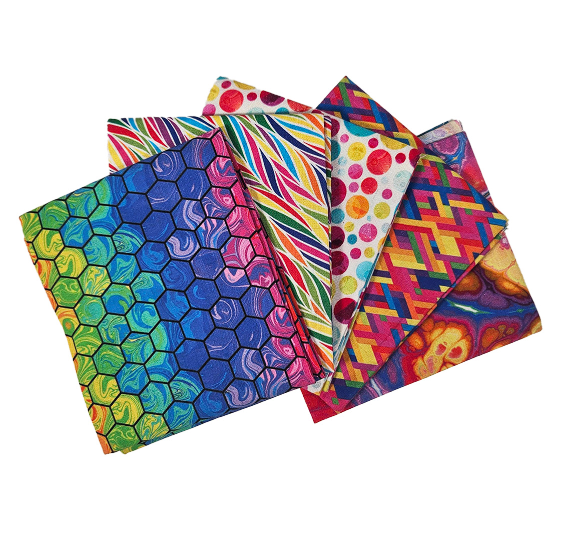 CLEARANCE Fat Quarters – Bright and Bold Colour Groups – Visage ...