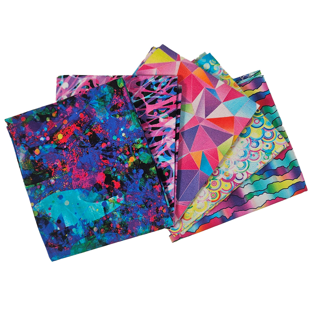 CLEARANCE Fat Quarters – Bright and Bold Colour Groups – Visage ...