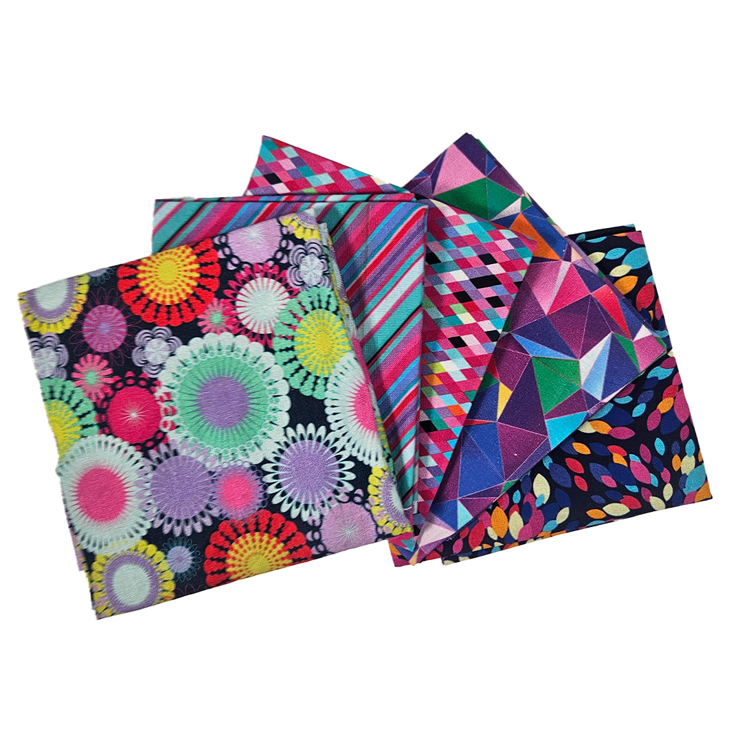 CLEARANCE Fat Quarters – Bright and Bold Colour Groups – Visage ...